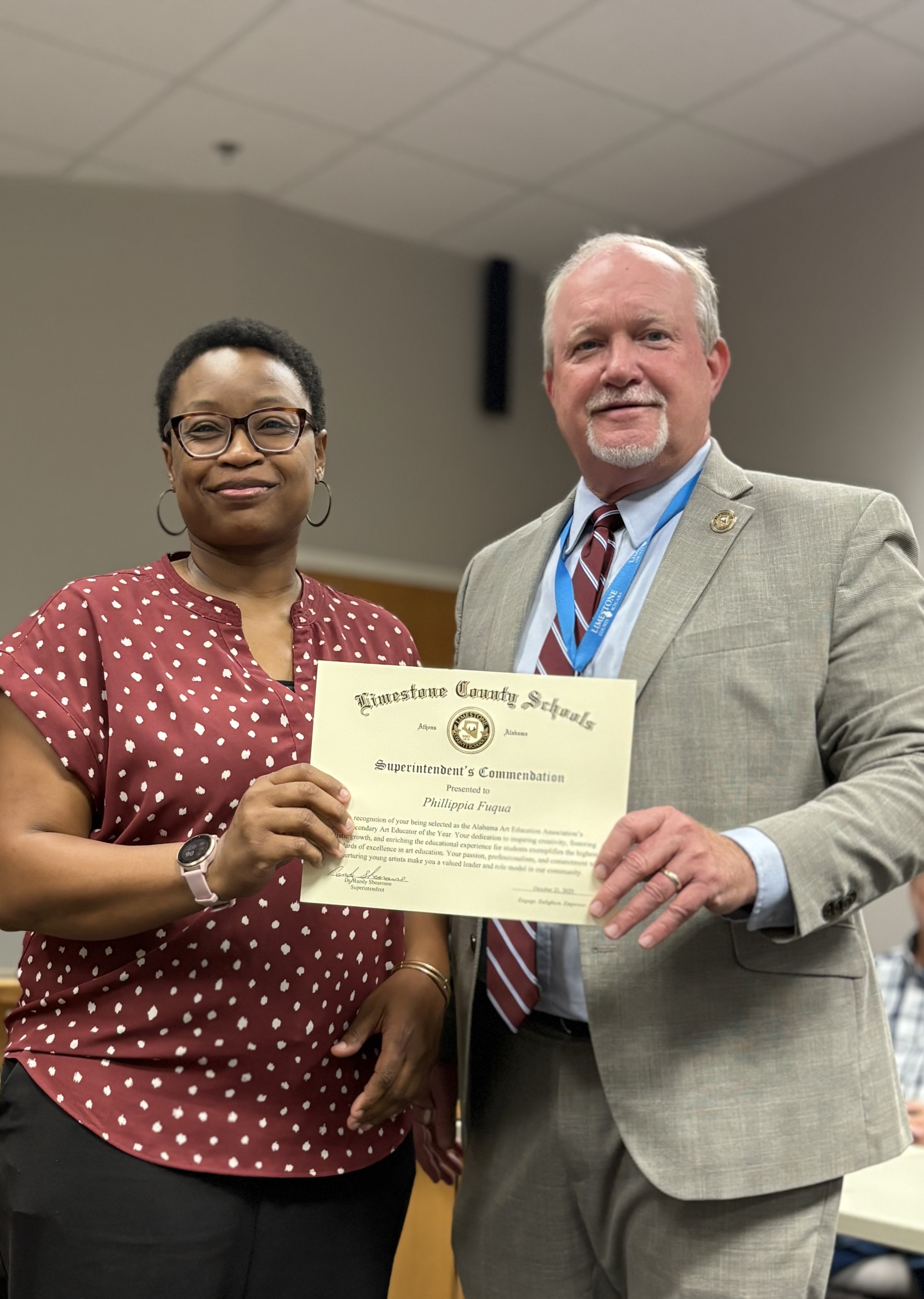 East Limestone art teacher earns Educator of the Year honor | Athens ...